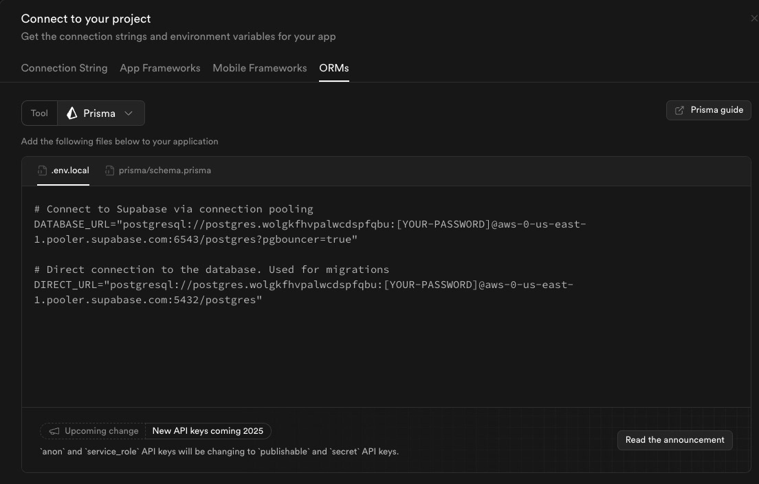Prisma ORM with Nuxt and Supabase - Vue School Articles