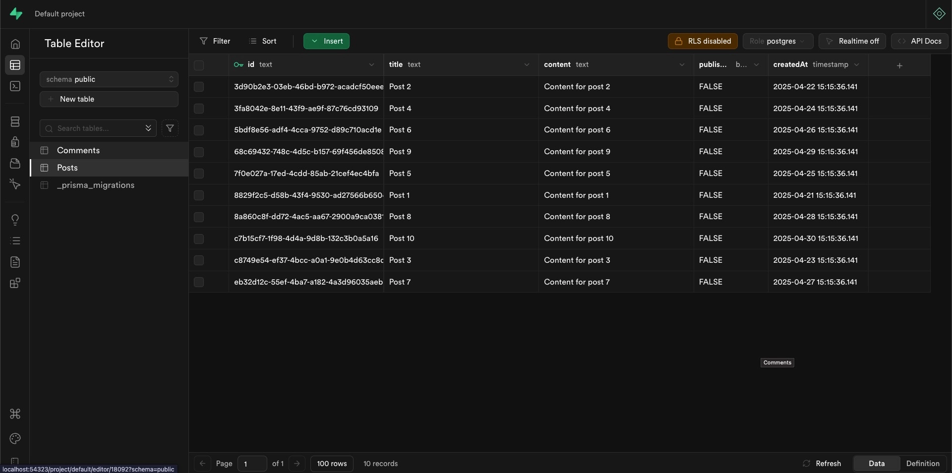 Prisma ORM with Nuxt and Supabase - Vue School Articles