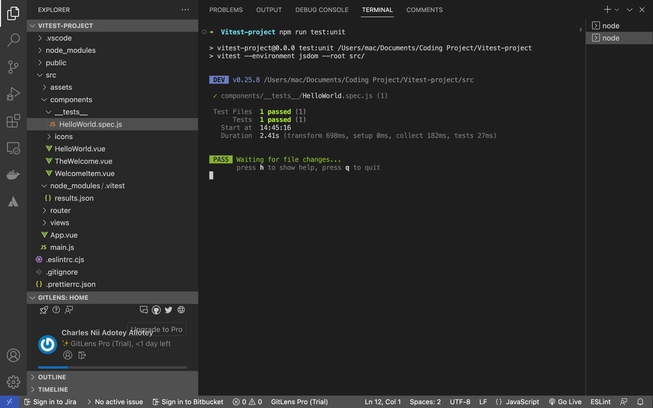 Getting Started with Vitest for Vue.js and Vite Testing - Vue School ... Getting Started with Vitest for Vue.js and Vite Testing - Vue School ...