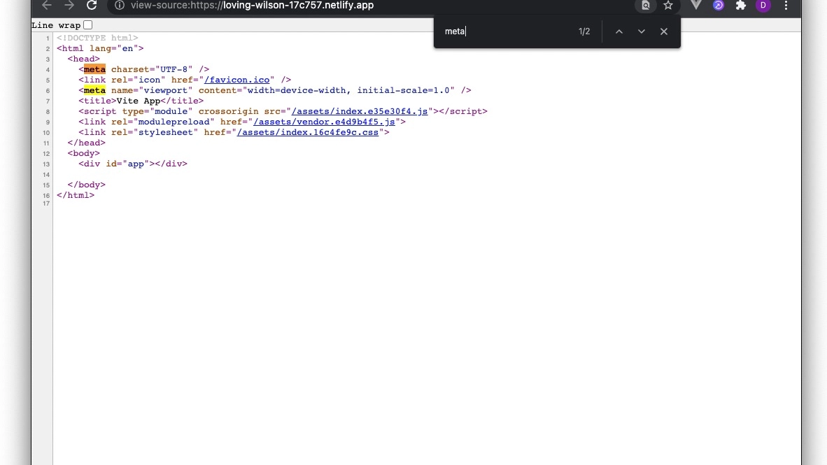 VueUse Head and Netlify PreRendering for SEO and Social Friendly SPAs - Vue School Articles