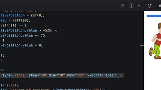 How To Create An Animated Sprite With Vueuse Vue School Articles