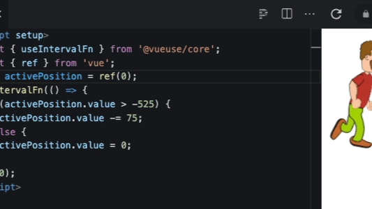 How to Create an Animated Sprite with VueUse - Vue School Articles