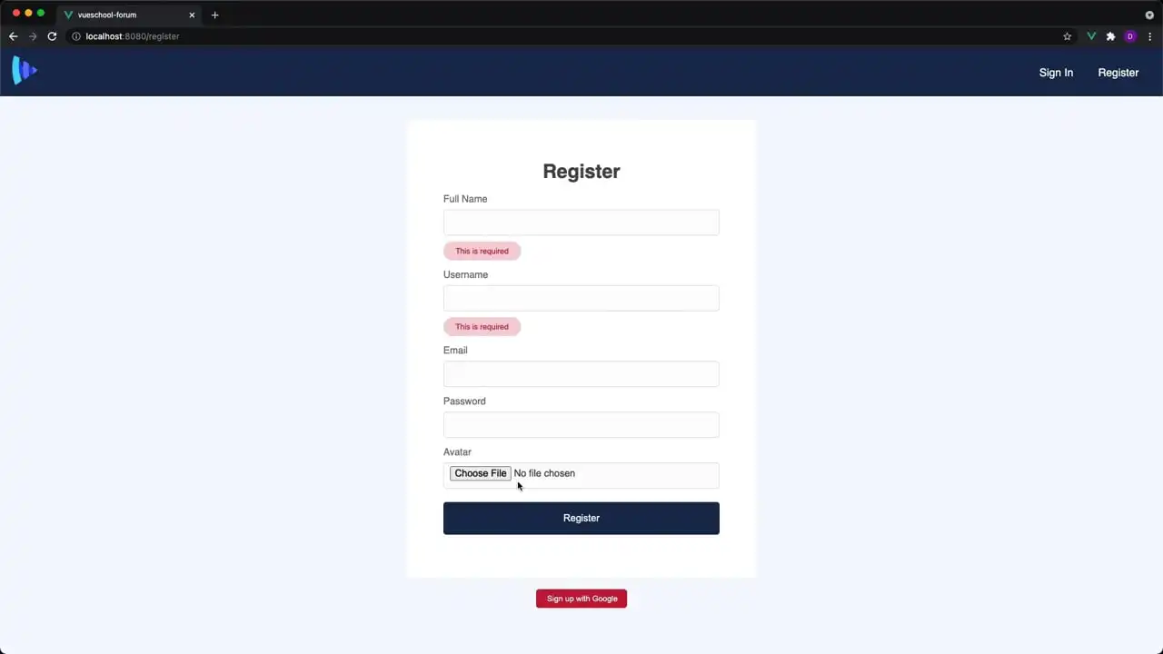 Displaying Error Messages with VeeValidate - A Vue.js Lesson From... Displaying Error Messages with VeeValidate - A Vue.js Lesson From...