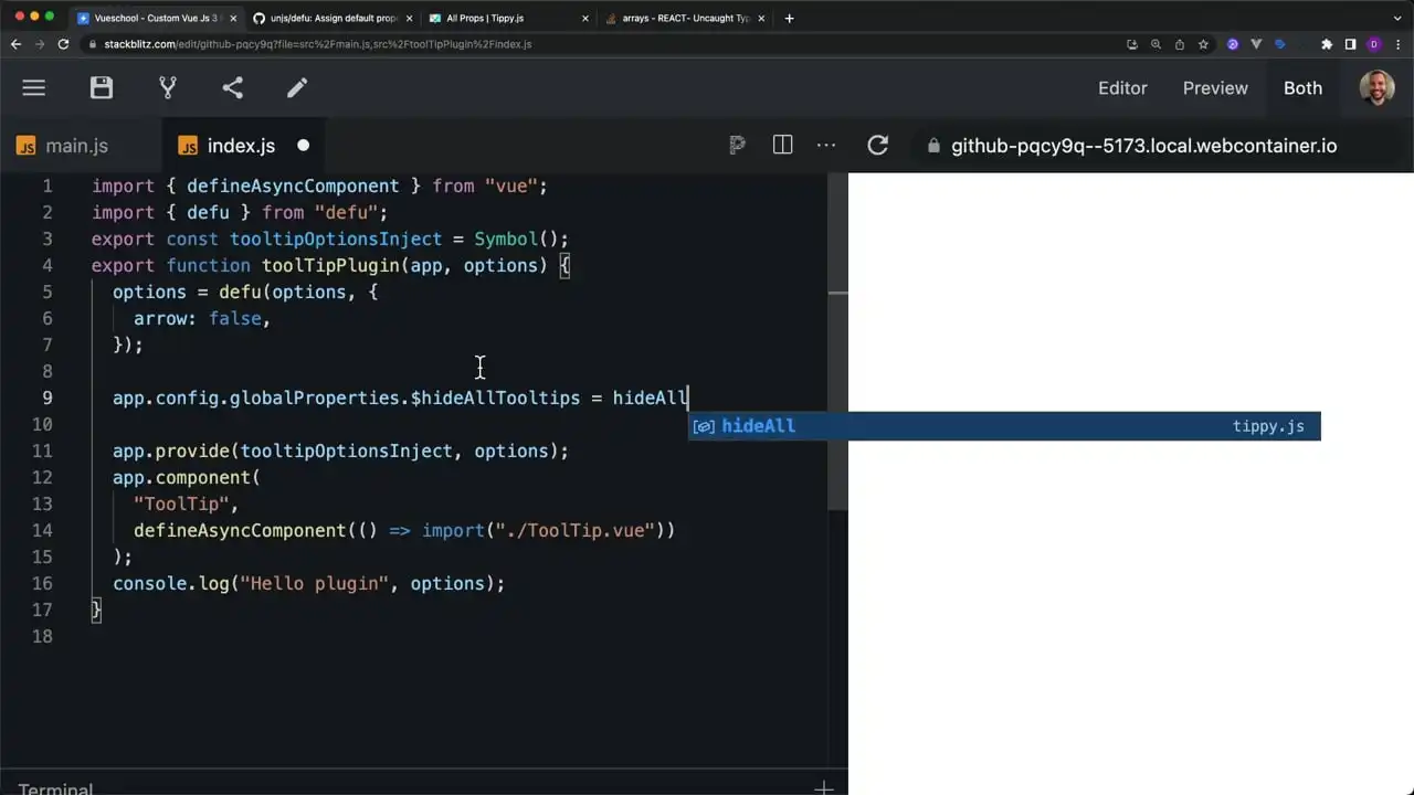 Add a Global Instance Method with a Vue.js Plugin - A Vue.js... Add a Global Instance Method with a Vue.js Plugin - A Vue.js...