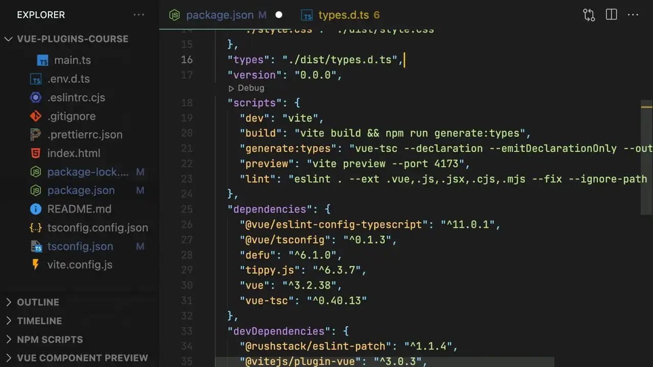 Generate Type Declarations For a Vue.js 3 Plugin - A Vue.js Lesson... Generate Type Declarations For a Vue.js 3 Plugin - A Vue.js Lesson...