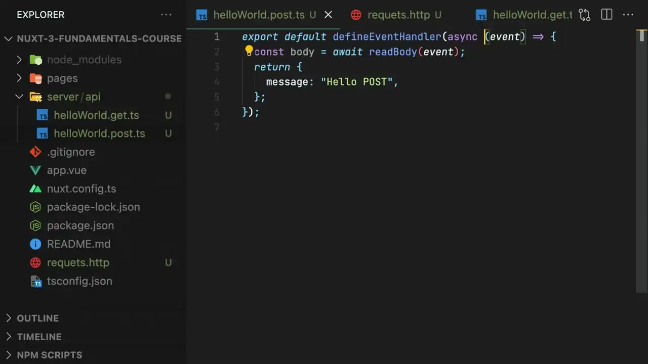 Handle Different Nuxt API Request Methods - A Vue.js Lesson From... Handle Different Nuxt API Request Methods - A Vue.js Lesson From...
