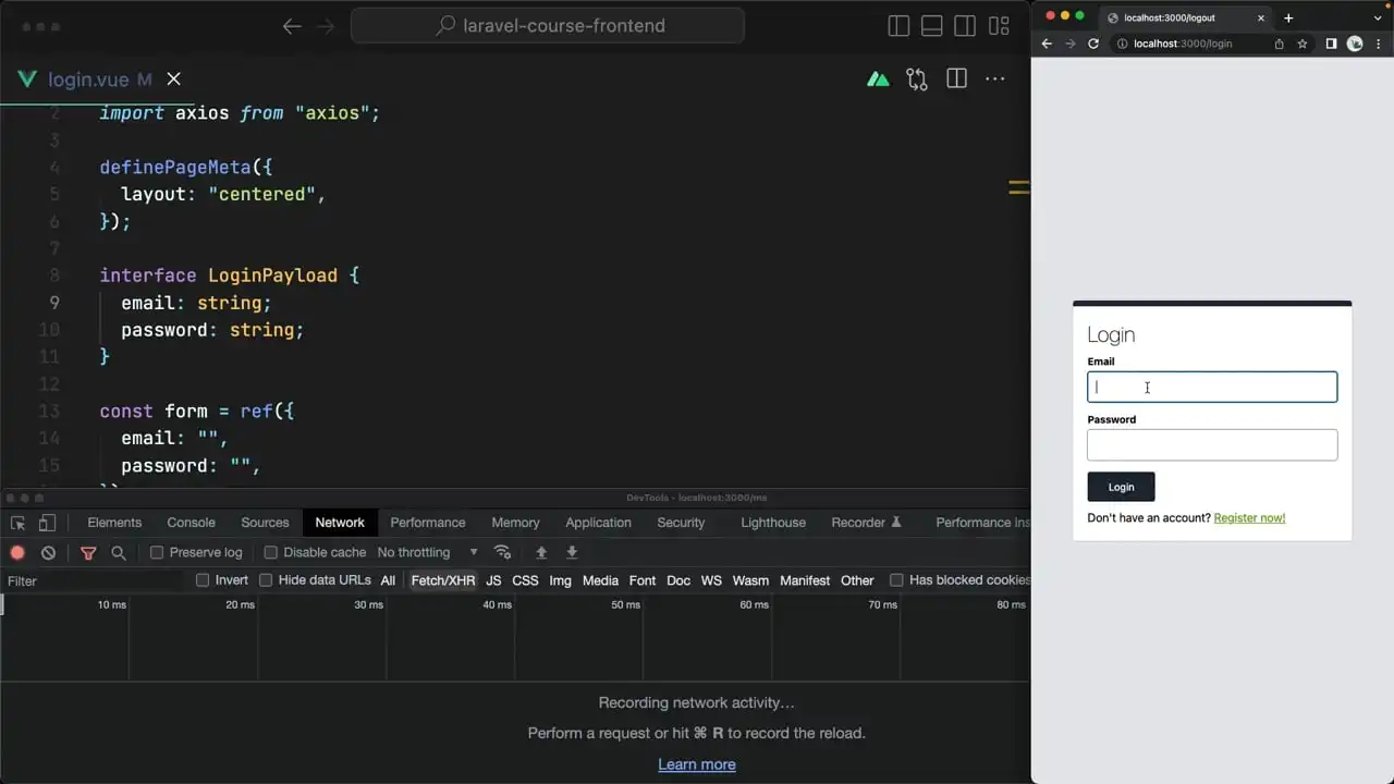Login and Logout Users with Laravel Fortify for a Vue.js SPA - A... Login and Logout Users with Laravel Fortify for a Vue.js SPA - A...