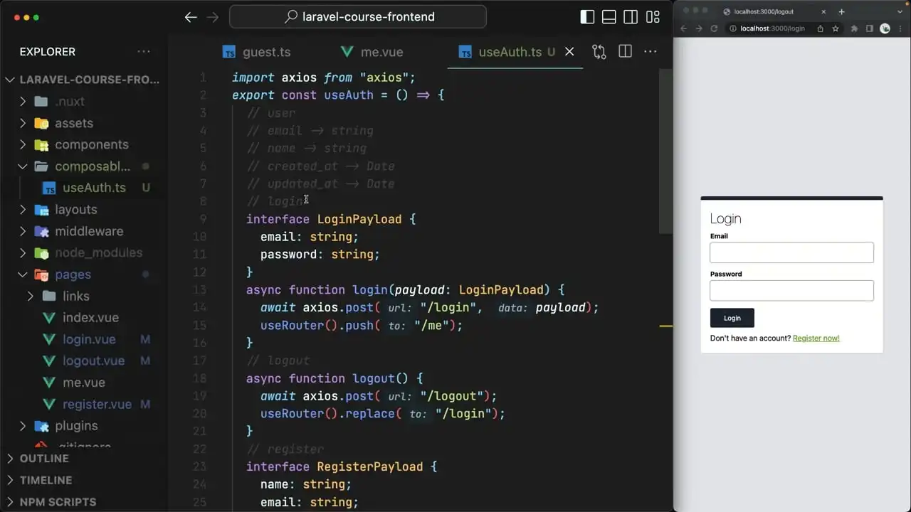 Create a Custom useAuth Composable - A Vue.js Lesson From our... Create a Custom useAuth Composable - A Vue.js Lesson From our...