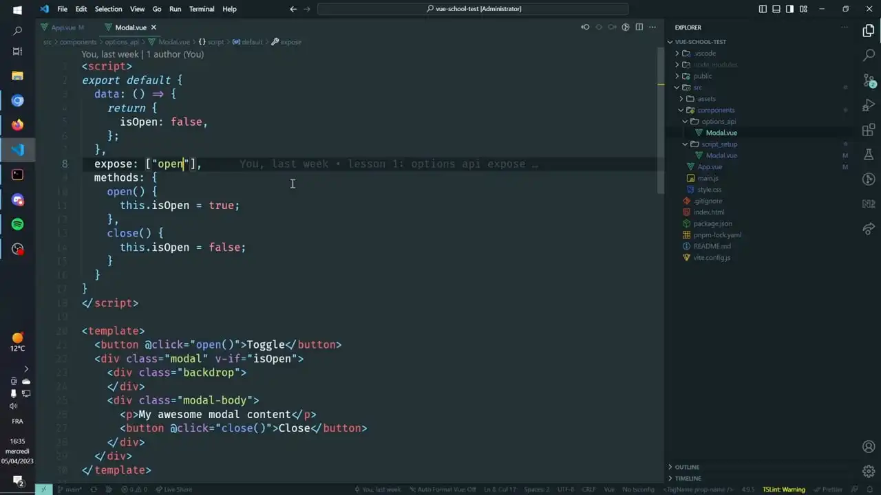 Use expose in Options API - A Vue.js Lesson From our Vue.js... Use expose in Options API - A Vue.js Lesson From our Vue.js...