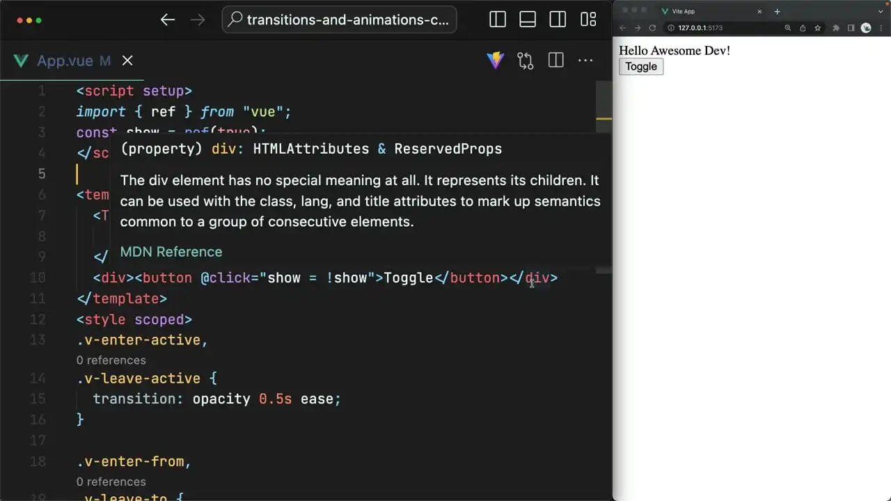 The Vue Transition Appear Prop - A Vue.js Lesson From our Vue.js... The Vue Transition Appear Prop - A Vue.js Lesson From our Vue.js...