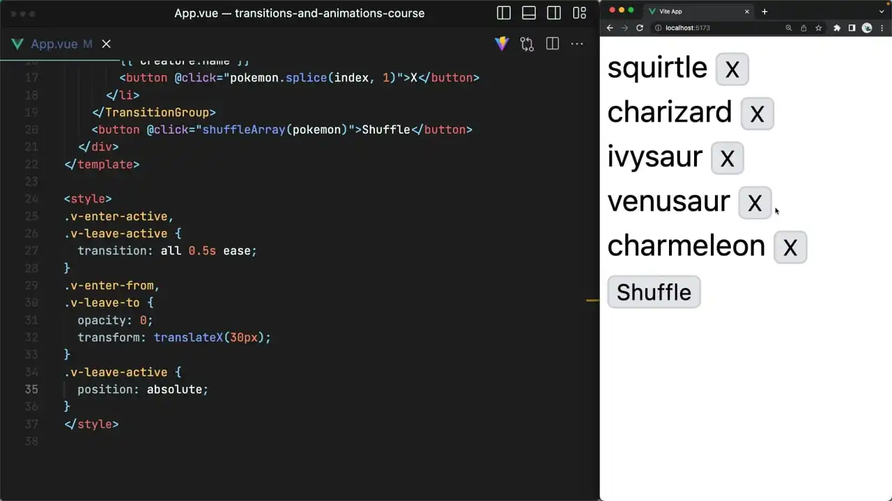 List Transitions with the Vue TransitionGroup Component - A Vue.js... List Transitions with the Vue TransitionGroup Component - A Vue.js...