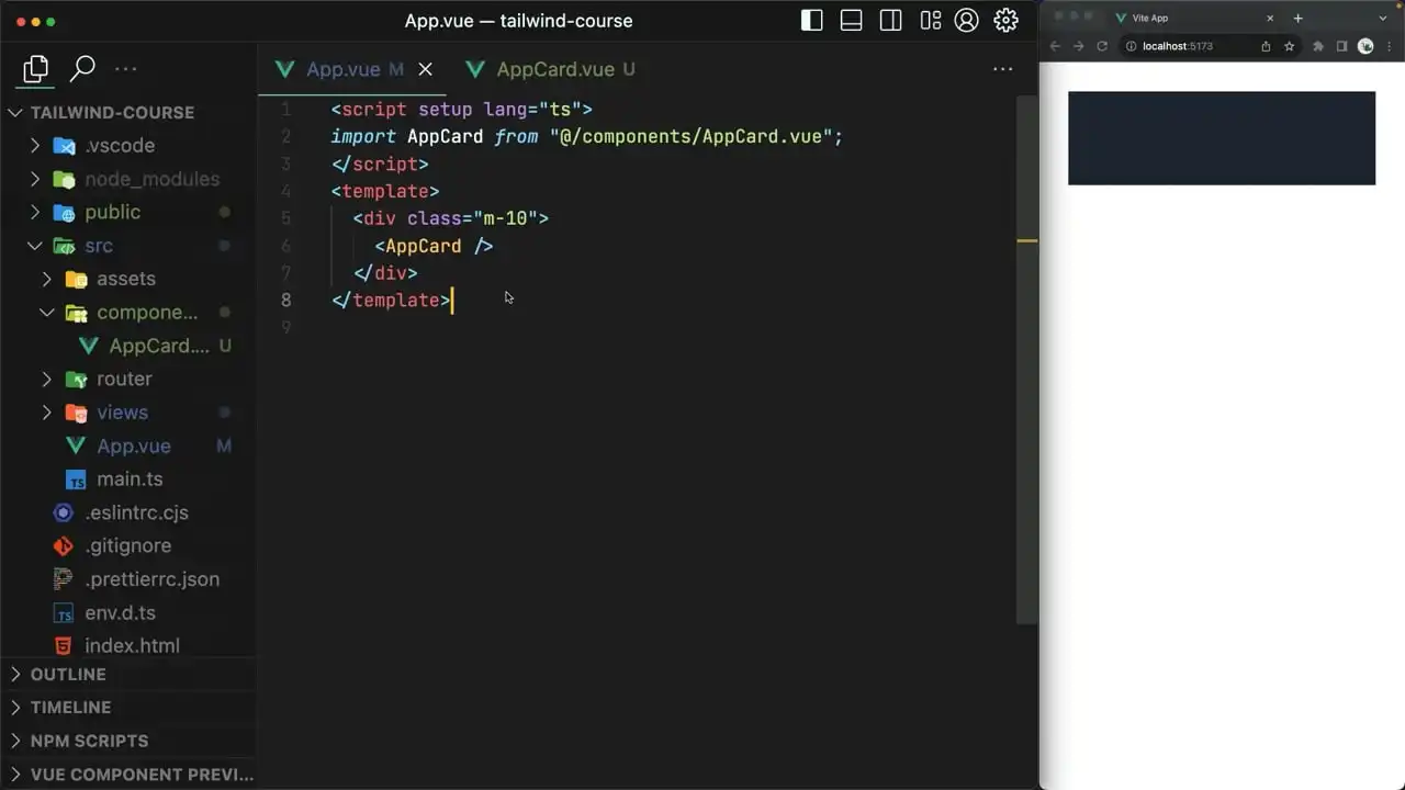 Your First Tailwind Styled Vue Component - A Vue.js Lesson From... Your First Tailwind Styled Vue Component - A Vue.js Lesson From...
