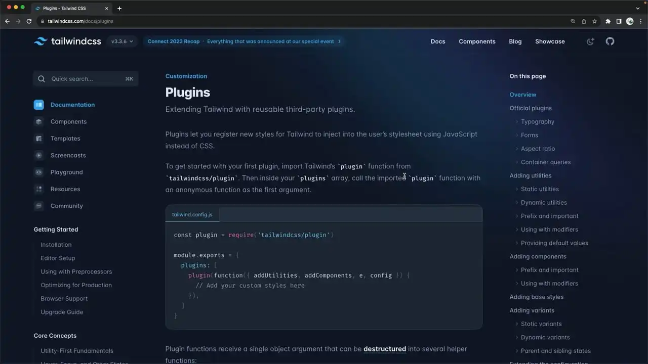 Tailwind Plugins - A Vue.js Lesson From our Vue.js Course:... Tailwind Plugins - A Vue.js Lesson From our Vue.js Course:...