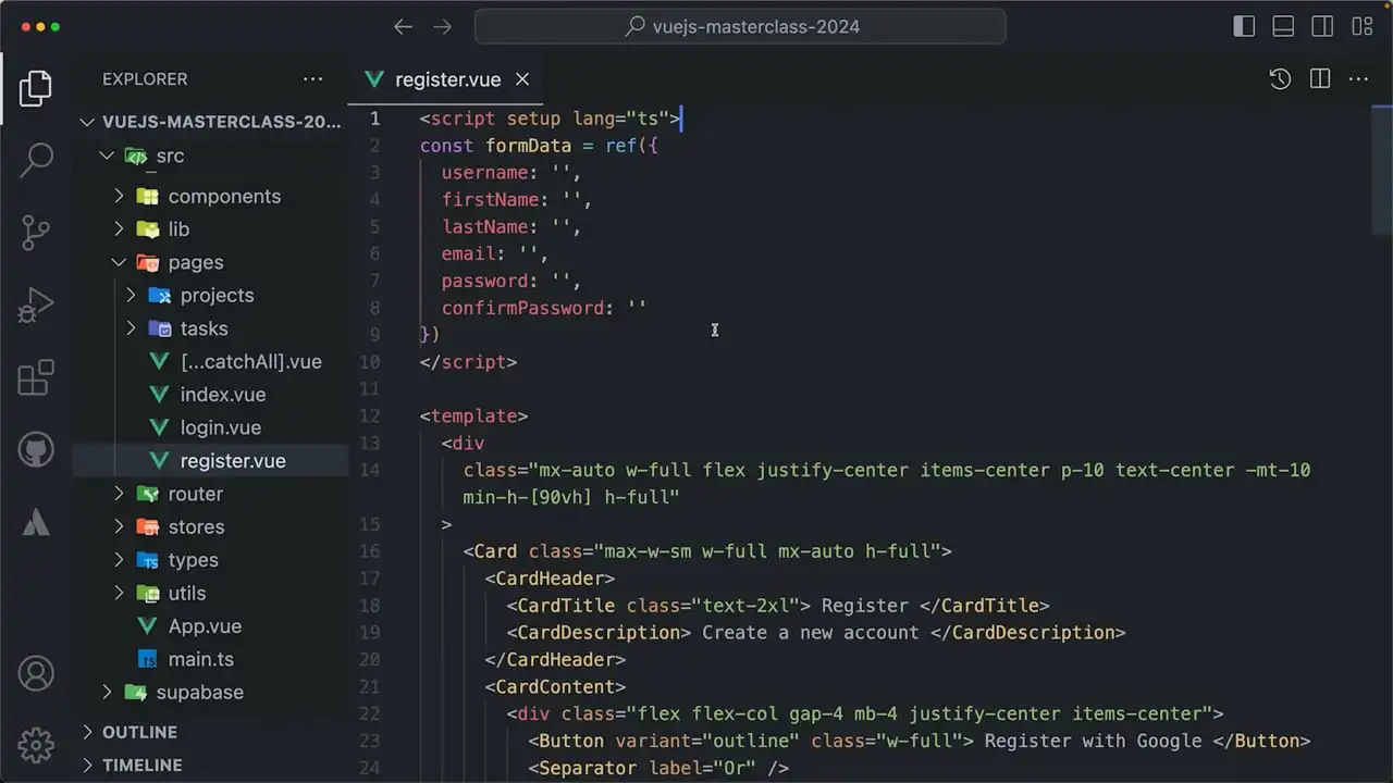 Register new Users with Supabase Auth and Vue.js - A Vue.js Lesson... Register new Users with Supabase Auth and Vue.js - A Vue.js Lesson...