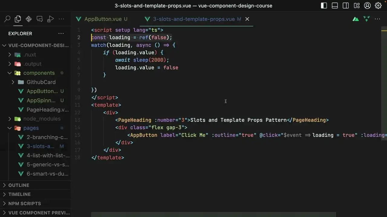 Slots and Template Props Pattern - A Vue.js Lesson From our Vue.js... Slots and Template Props Pattern - A Vue.js Lesson From our Vue.js...