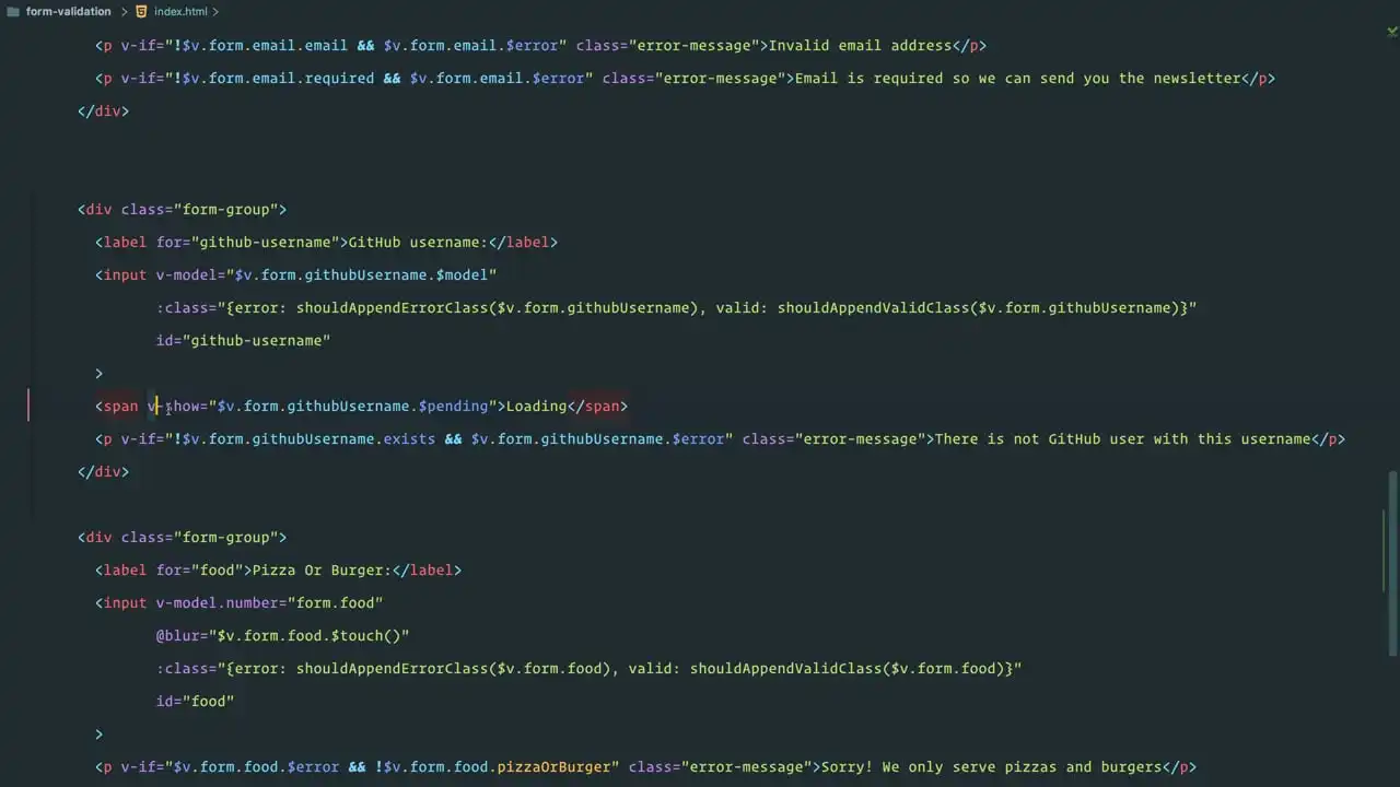Asynchronous Validation - A Vue.js Lesson From our Vue.js Course:... Asynchronous Validation - A Vue.js Lesson From our Vue.js Course:...