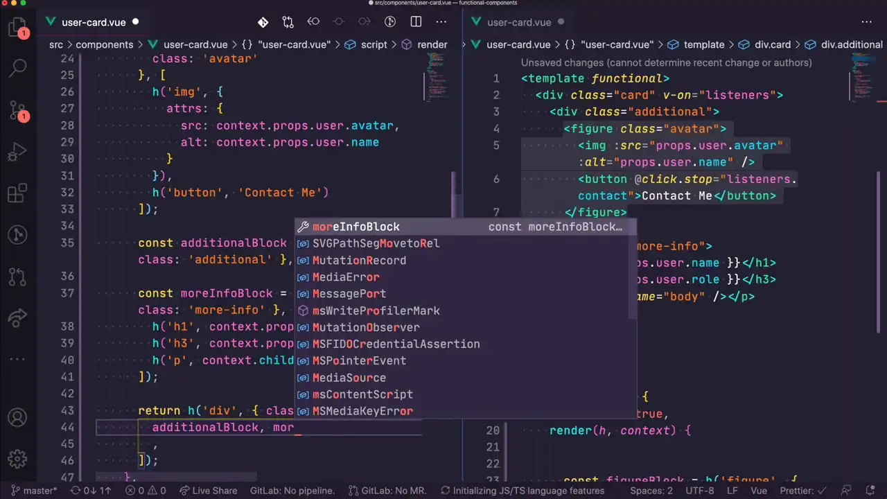 How to structure complex render functions - A Vue.js Lesson From... How to structure complex render functions - A Vue.js Lesson From...