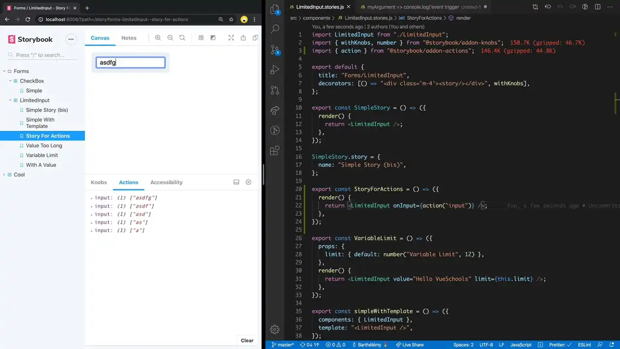 Storybook Actions Addon - A Vue.js Lesson From our Vue.js Course:... Storybook Actions Addon - A Vue.js Lesson From our Vue.js Course:...