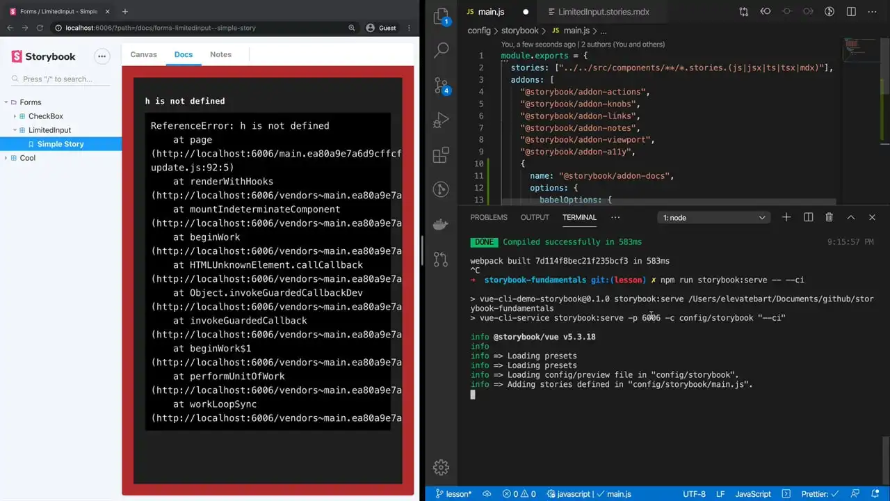 Storybook Docs Addon - A Vue.js Lesson From our Vue.js Course:... Storybook Docs Addon - A Vue.js Lesson From our Vue.js Course:...