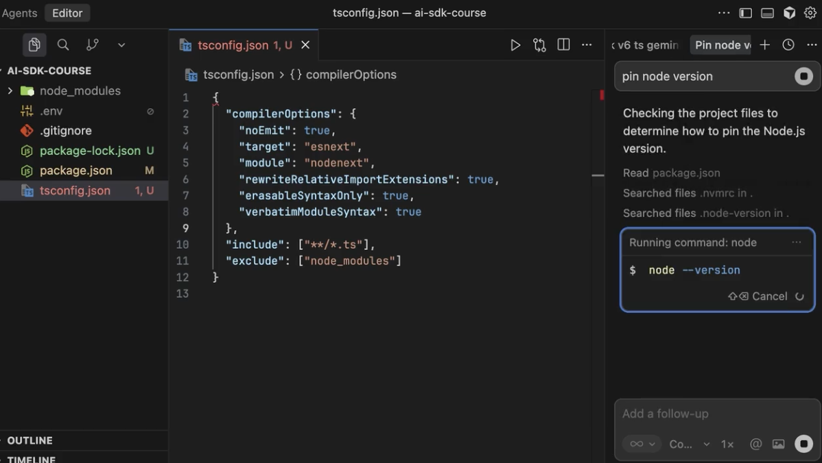 Bootstrap New Node Project for TypeScript
